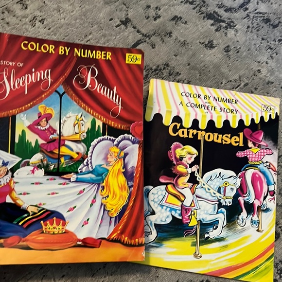 Other | Vintage Color By Number X2 Sold As A Set | Poshmark